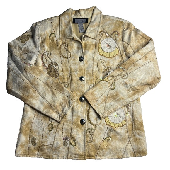 indigo moon | Jackets & Coats | Vintage Indigo Moon Jacket Blazer Women ...